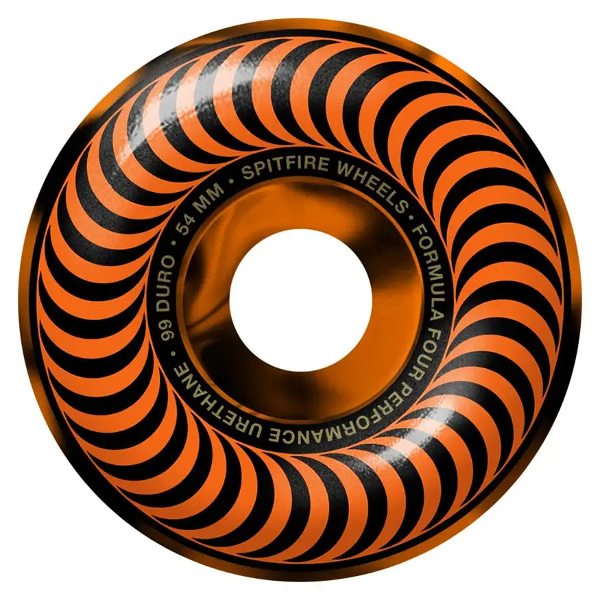 Spitfire Formula Four Swirl Classic 99a Wheel - Black/Orange – FARGO ...